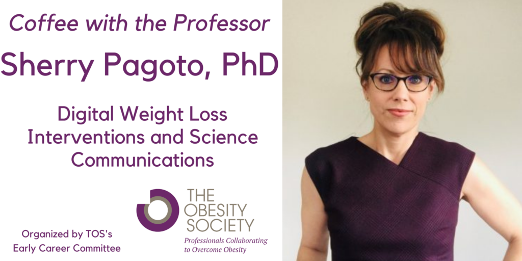 Coffee with the Professor Sherry Pagoto, PhD- original graphic - The ...